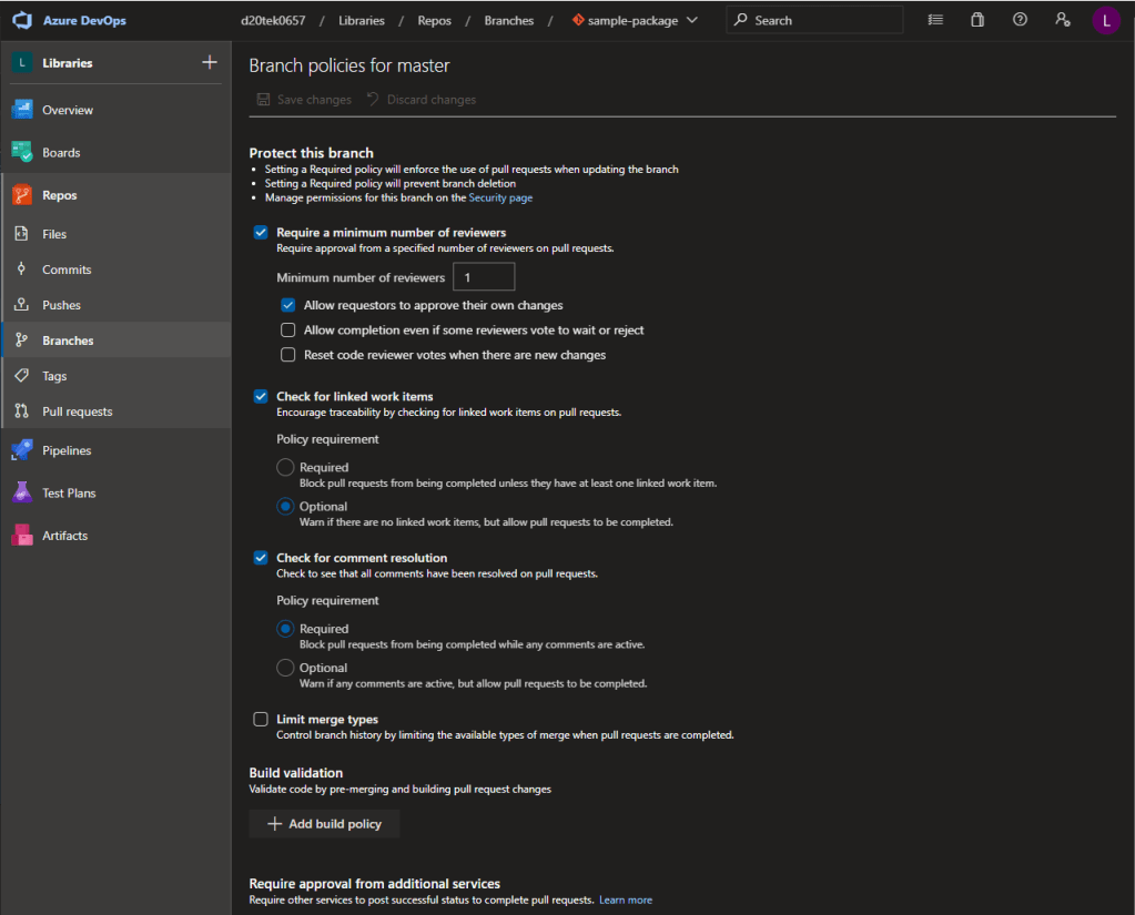 Lesson 1.3: Setting up Azure DevOps – DarthPedro's Blog
