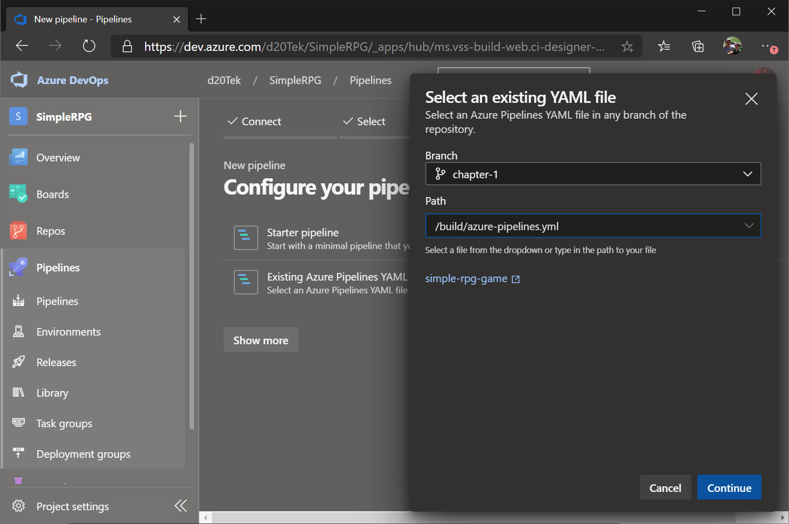 Lesson 1.9: Azure Build Pipeline – DarthPedro's Blog