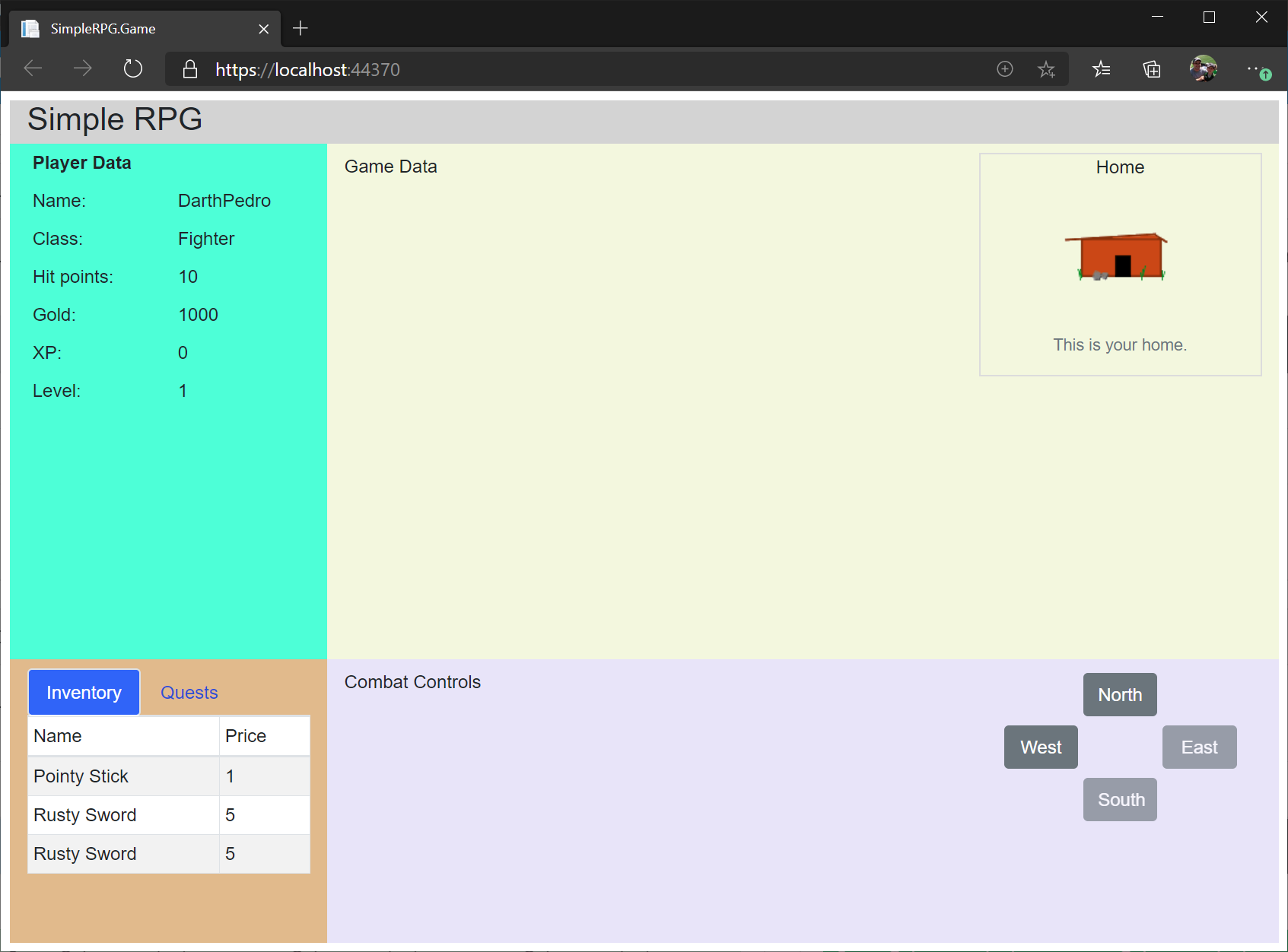 Lesson 3.2: Initial Player Inventory – DarthPedro's Blog