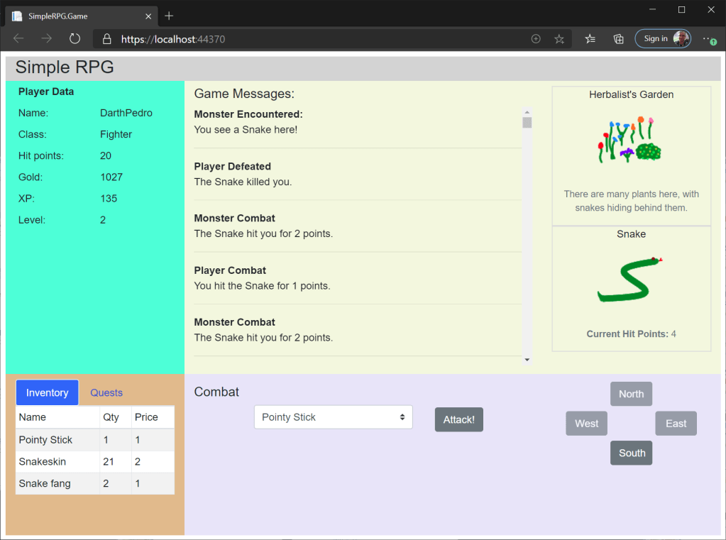 Lesson 4.1: Adding Hit Point, Gold, and Level Management – DarthPedro's ...