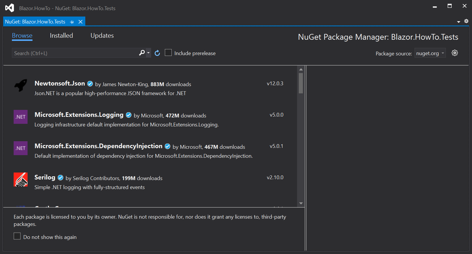 How-to: Add bUnit Test Project to Blazor Solution – DarthPedro's Blog
