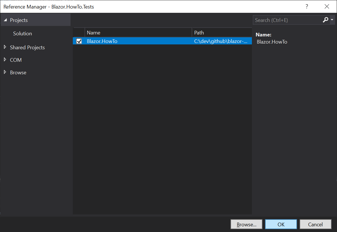How-to: Add bUnit Test Project to Blazor Solution – DarthPedro's Blog