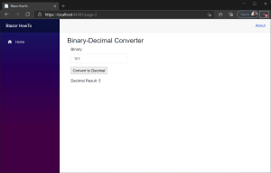 How-To: Add Two-Way Binding to Blazor Page – DarthPedro's Blog